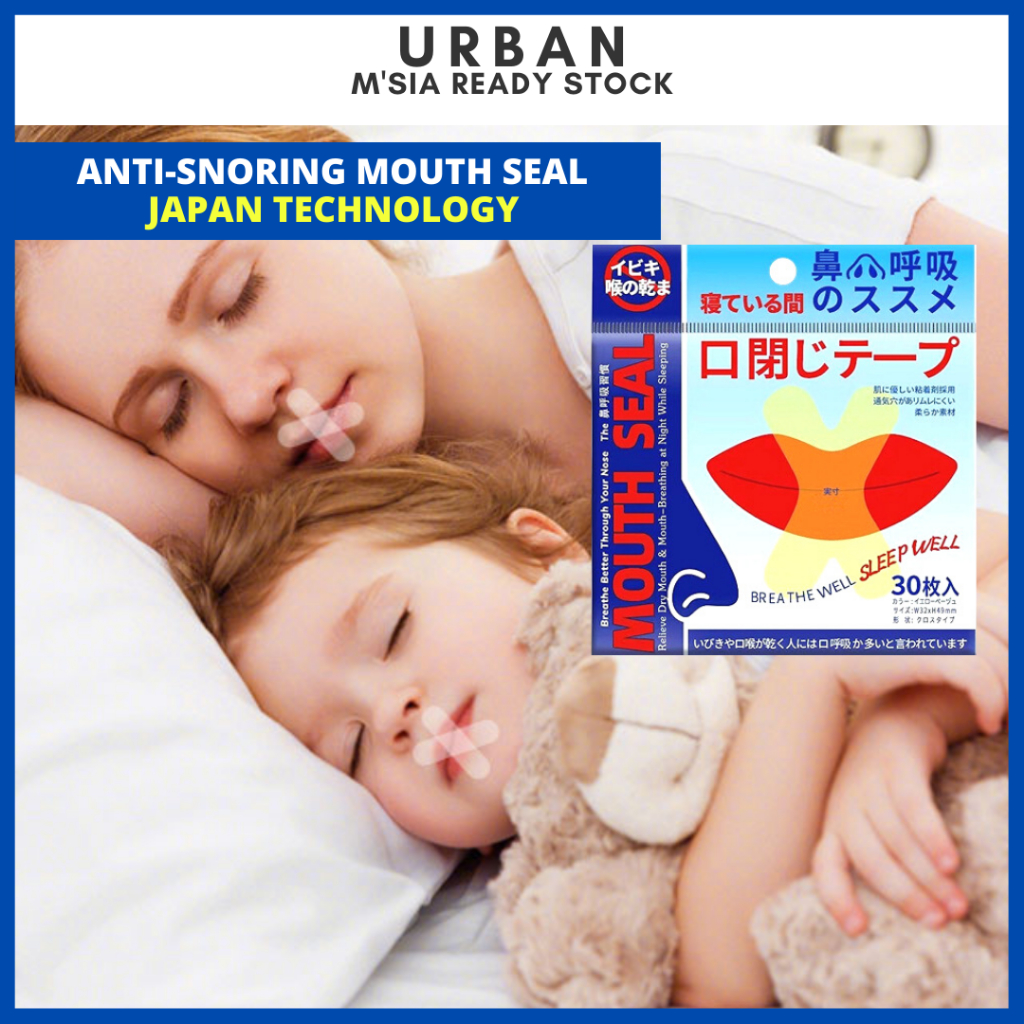 Anti Snoring Mouth Tape Seal Transparent Stickers Nasal Nose Lip Stop ...