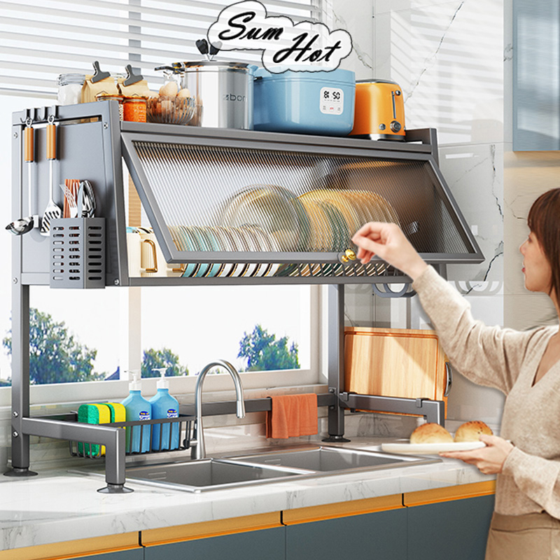 Rak Dapur Cabinet Sink Dish Rack Rak Pinggan Sinki Dish Drainer Rak ...