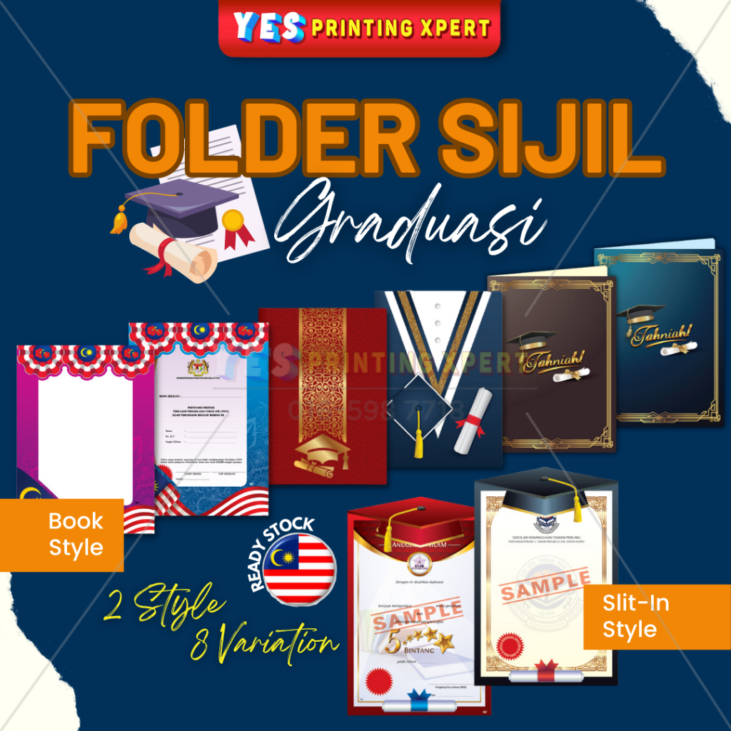 [READY STOCK] GRADUATION CERTIFICATE FOLDER/FOLDER SIJIL/SIJIL HOLDER ...