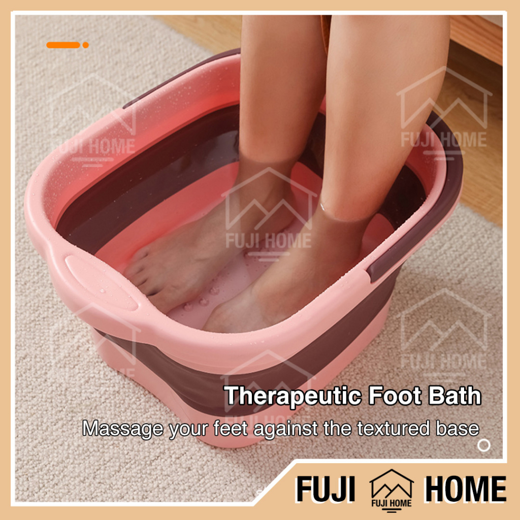 🏠READY STOCK🏠Foldable Foot Bath Foot Spa Bucket Foot Tub Soak Massage ...