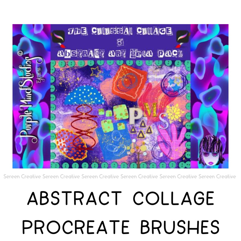 P510 Colossal Collage & Abstract Art MEGA (pencils/sketchers, inkers ...