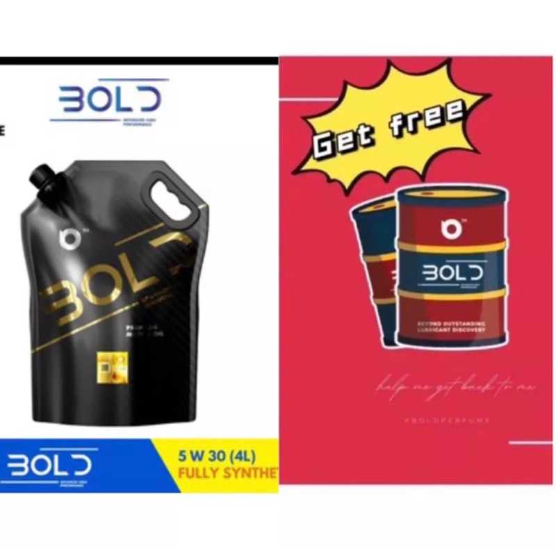 Bold 5w30 4L Fully Synthetic New VOL.2 SN Engine Oil Car Lubricant ...