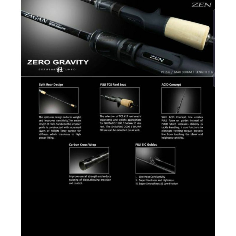 ZEN ZAGAN ZERO GRAVITY HIGH POWER (SPIRAL GUIDE) | Shopee Malaysia