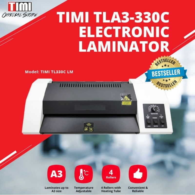 TIMI® PDA3-330C Laminating Machine A3 | Laminator Machine A3 *Heavy Duty Metal Casing | Shopee ...