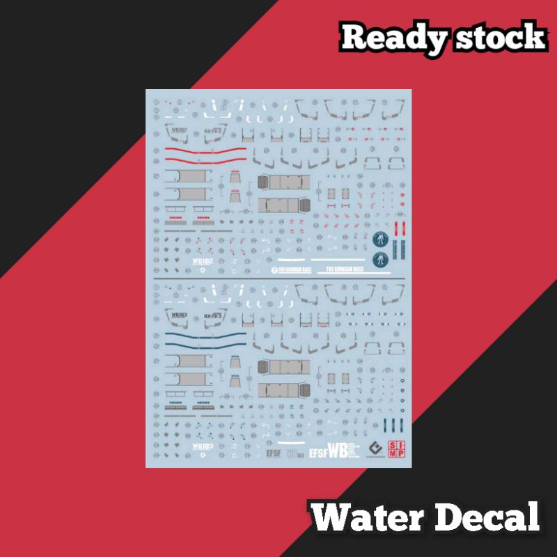 EVO Water Decal HG 1/144 RX-78-2 Beyond Global Ver. Plastic Model Kit ...