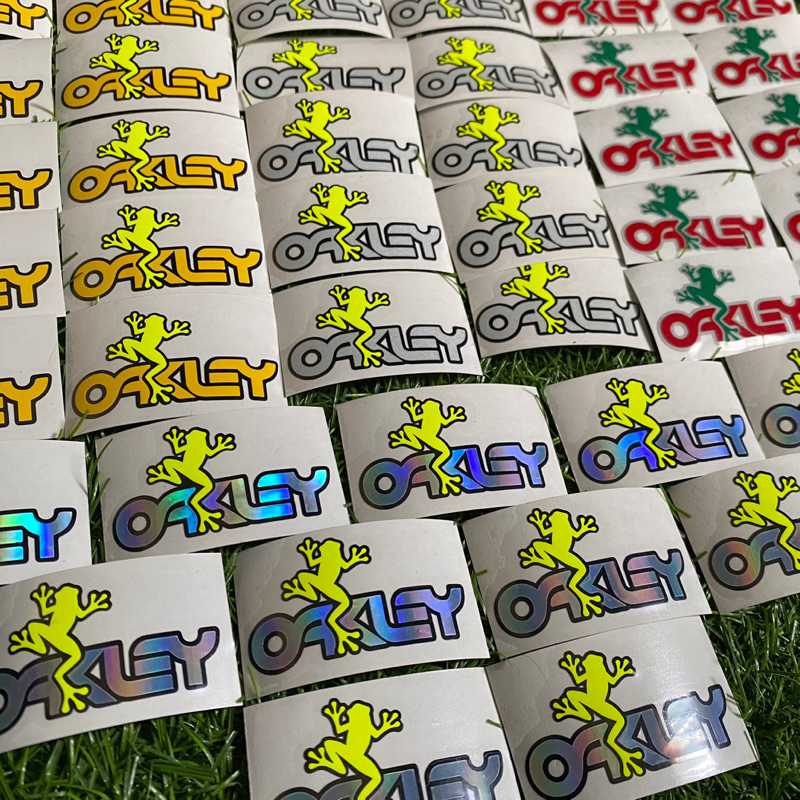 STICKER OAKLEY KATAK | STICKER MOTOR | STICKER KERETA | Shopee Malaysia