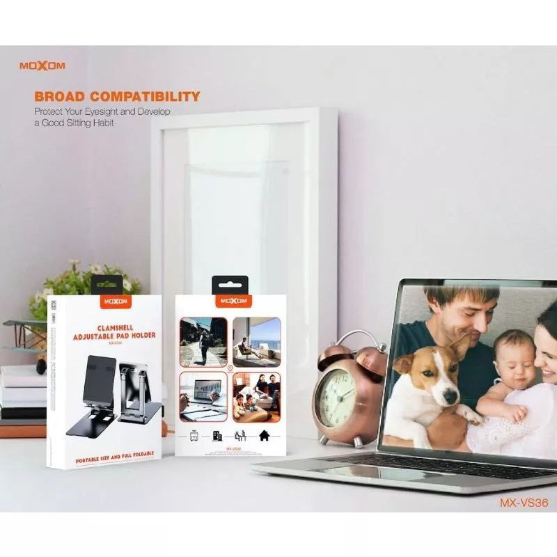 MOXOM MX-VS36 Clamshell Adjustable Pad Holder Foldable Non-Slip ...