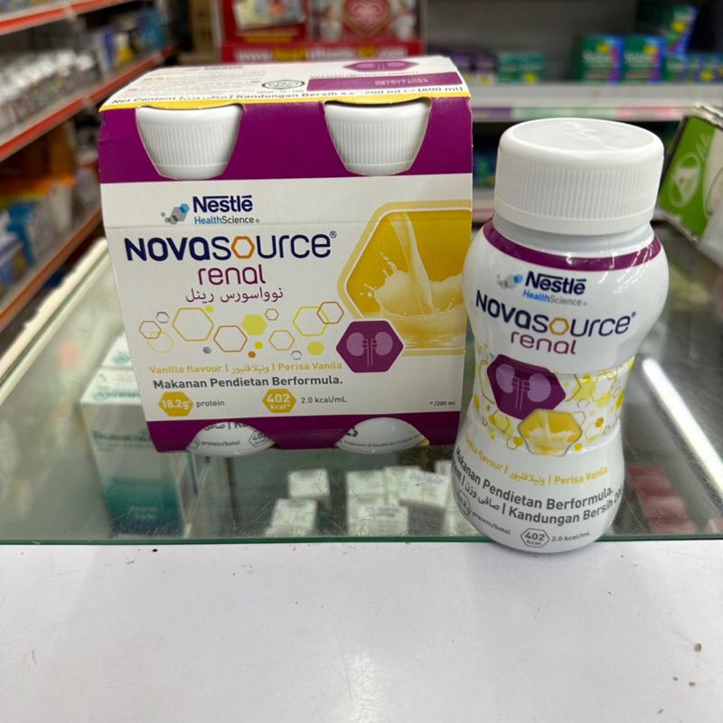 (GOODLIFE) - NOVASOURCE RENAL VANILLA BOTTLE - 4x200ML (Exp: 11/2024 ...