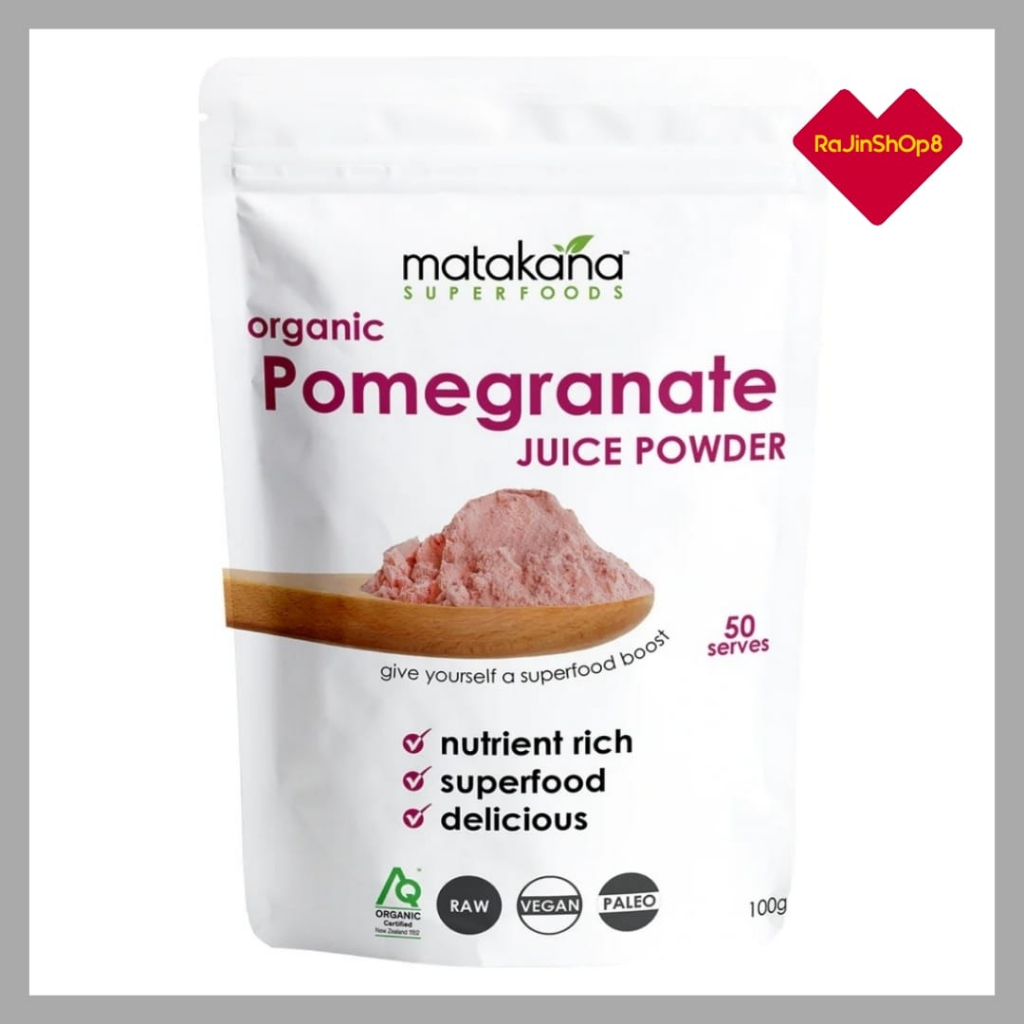 Matakana Superfoods Organic Pomegranate Powder 100g | Shopee Malaysia