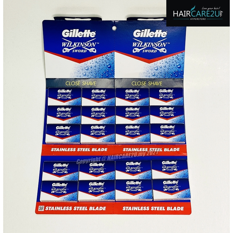 Gillette 7 O'clock Permasharp / Euromax Super Stainless Steel Double ...