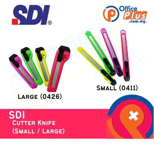 SDI Cutter Knife Small (0411A) / Large (0426A) | Shopee Malaysia