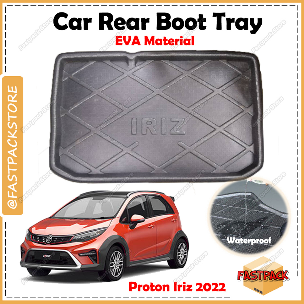 For Proton Iriz 2022 Active EVA Copolymer EVA Boot Tray Luggage Cargo ...