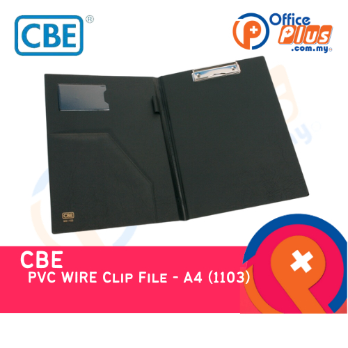 CBE PVC WIRE Clip File - A4 (1103) | Shopee Malaysia