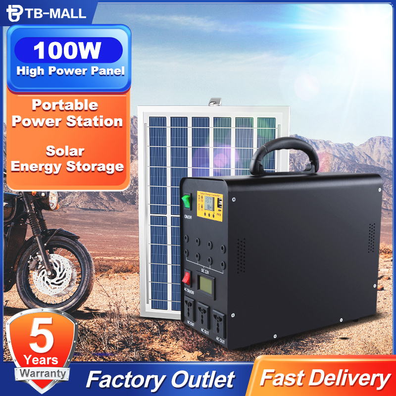Solar Generator Outdoor Power 300000mAh 500W Portable Solar Power ...