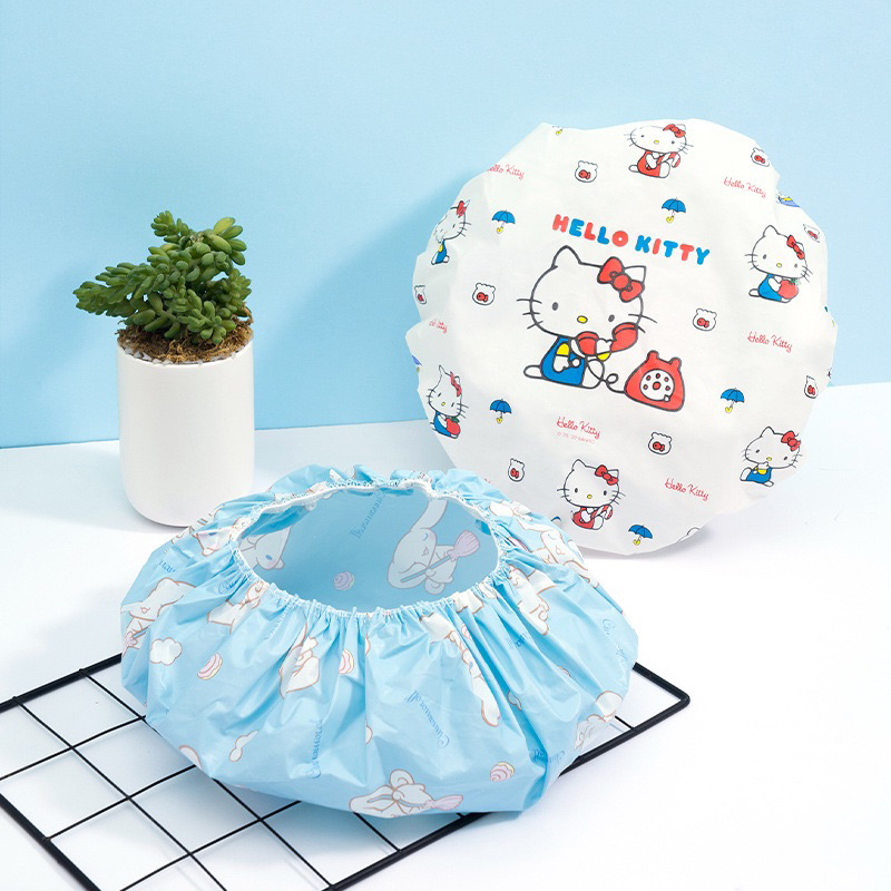 Miniso Shanghai X Sanrio Characters Shower Cap Hello Kitty My Melody ...