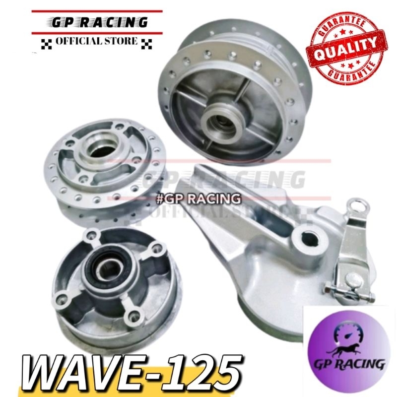 Buyung Wave125 hub set hub sprocket hub brake complete set 4 in 1 "GP ...