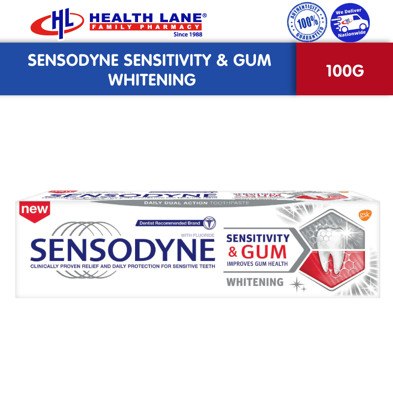 Sensodyne Sensitivity & Gum Whitening (100g) | Shopee Malaysia