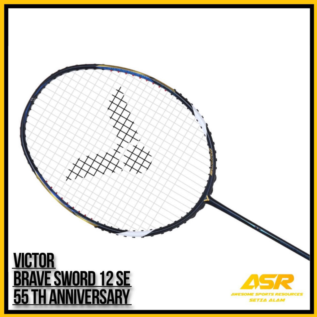 Victor Badminton Racket 55th Anniversary Brave Sword 12 SE ( Free Tali ...