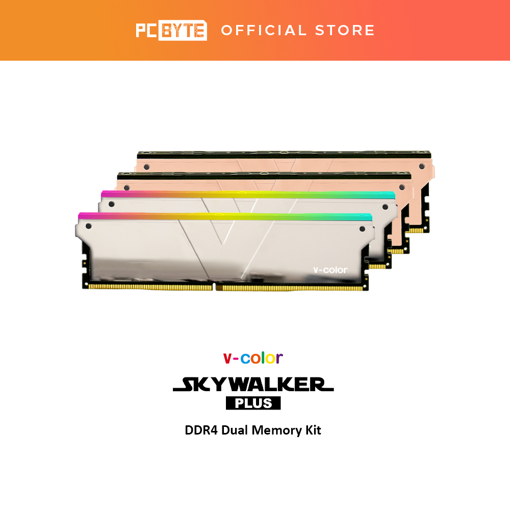 V-Color Skywalker Plus 16GB (2X8) DDR4 Desktop Dual Memory Kit [Silver ...