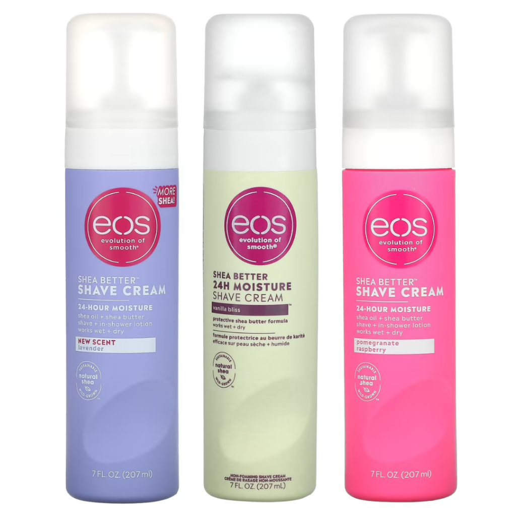 EOS Evolution of Smooth, Shea Better Shave Cream, Pomegranate Raspberry ...