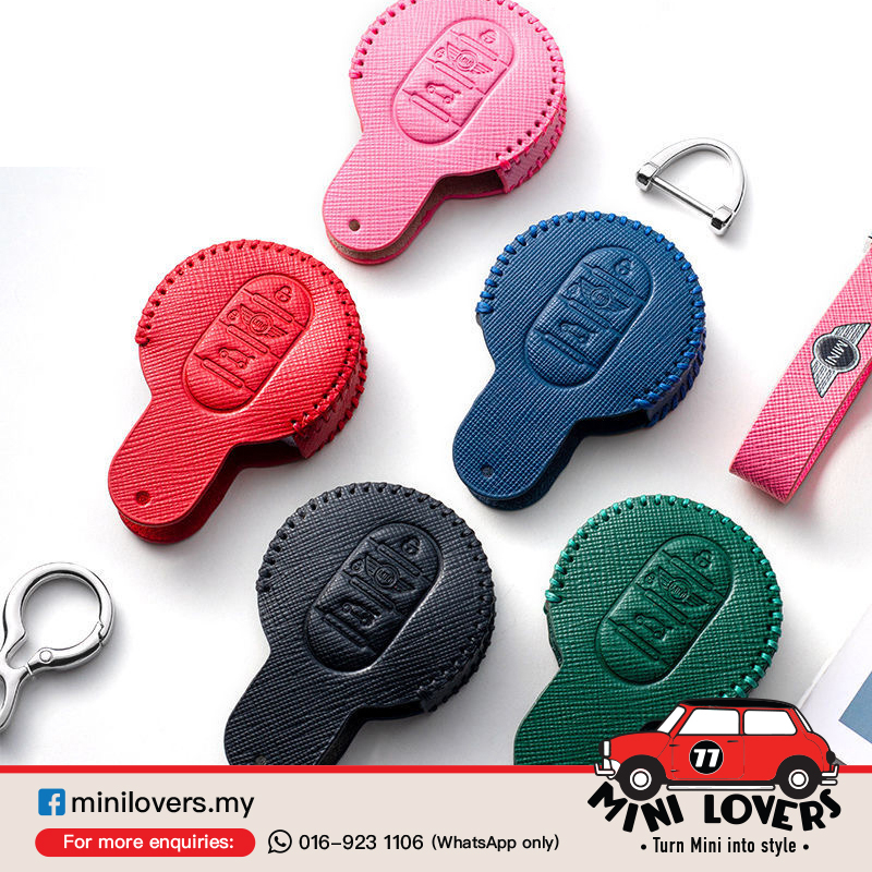 Mini Cooper F54 / F55 / F56 / F57 / F60 Leather Key Pouch Keychain Key ...