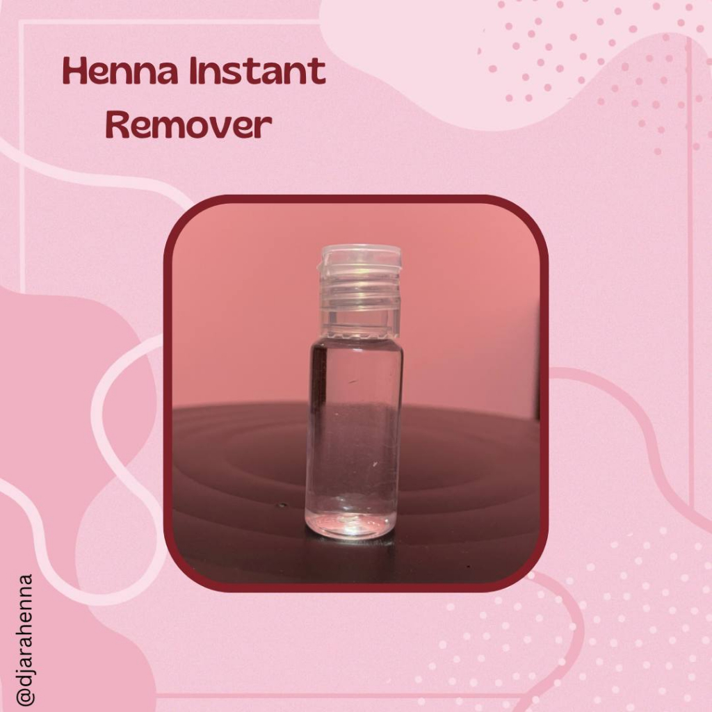 HENNA REMOVER FOR STICKER HENNA INSTANT | Shopee Malaysia