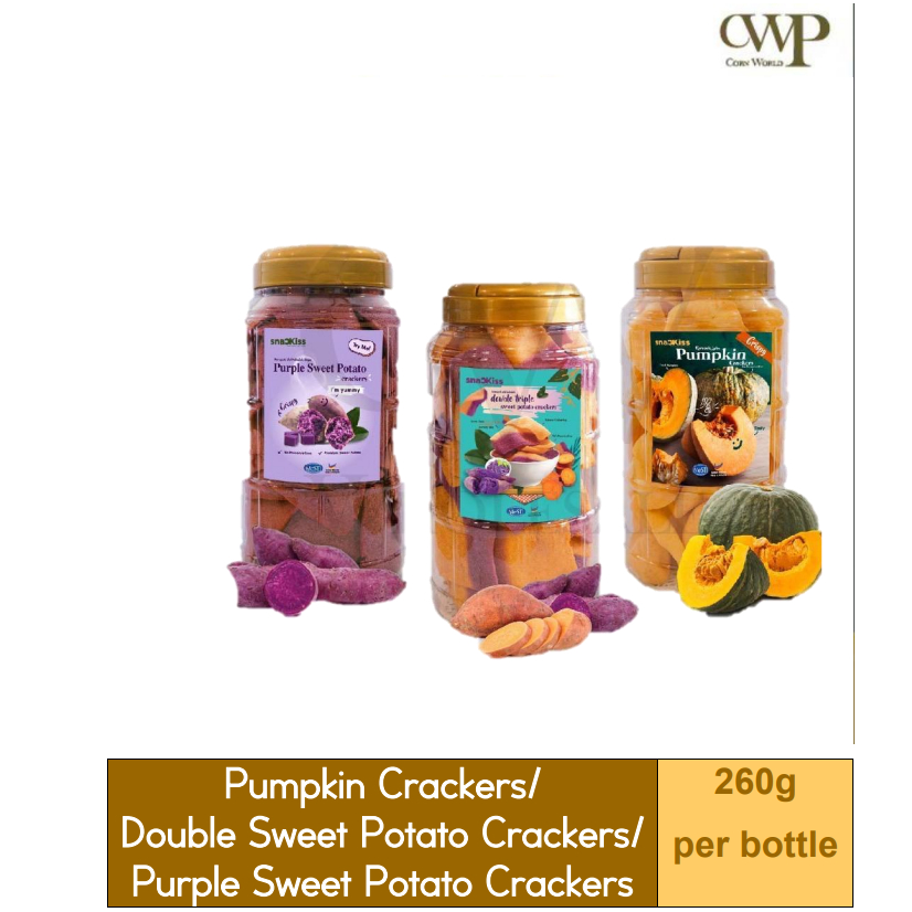 Golden Pumpkin Crackers (XXL) | Double Triple Sweet Potato Crackers ...
