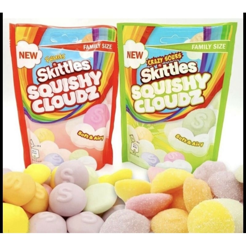 SKITTLES SQUISHY CLOUDZ/GUMMIES SOUR CANDY 🇺🇸 | Shopee Malaysia