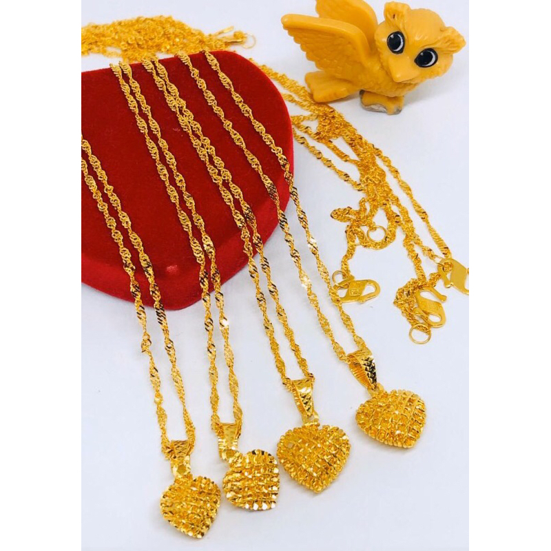💋 Cop 916 / 999 Persis Ori 💋 Emas Korea Rantai Leher (Necklace) 💋 ...