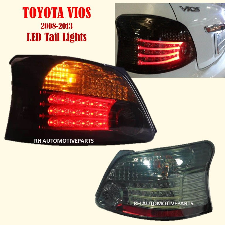Toyota Vios 2008 2009 2010 2012 2013 NCP93 Led Tail Lamp VLAND With ...