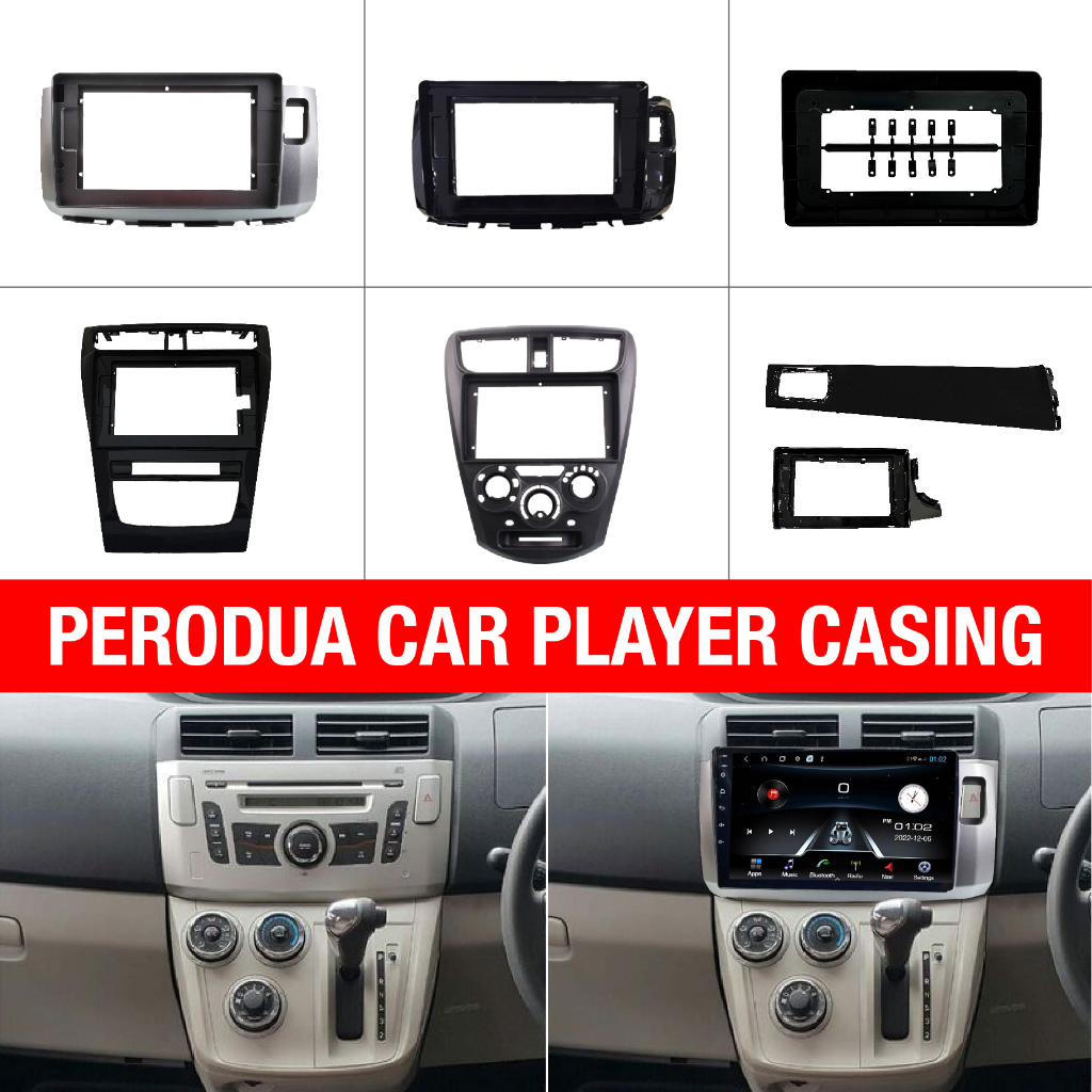 [PERODUA] Android Player Casing with Plug and Play Socket - Axia, Bezza ...