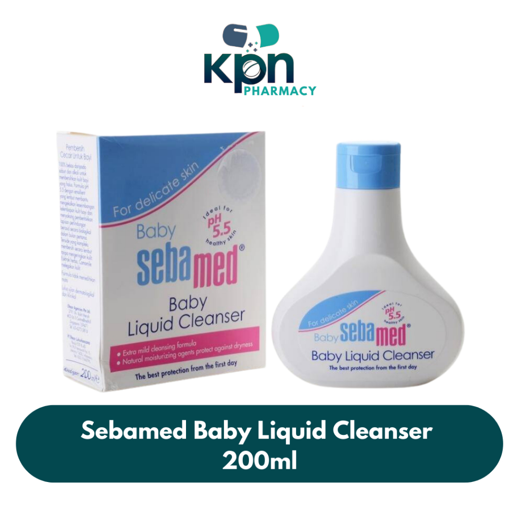 Baby Seba Med Liquid Baby Cleanser Mandian Bayi 200 ml (EXP DATE JAN 27 ...
