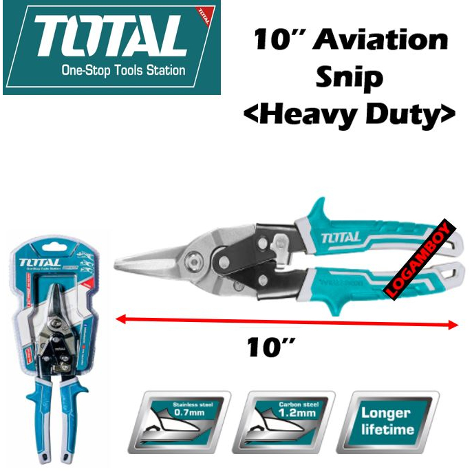 TOTAL AVIATION SNIP HEAVY DUTY CUTTER SCISSORS THICK METAL CUTTING ...