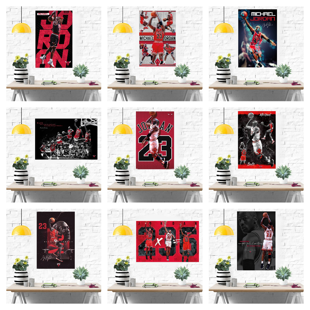 Michael Jordan A3 Poster Or A3 Frame Wall Decoration | Shopee Malaysia