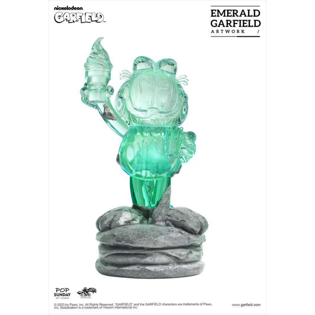 POP Sunday Studio - Emerald Garfield Resin Statue GK Figure Worldwide ...