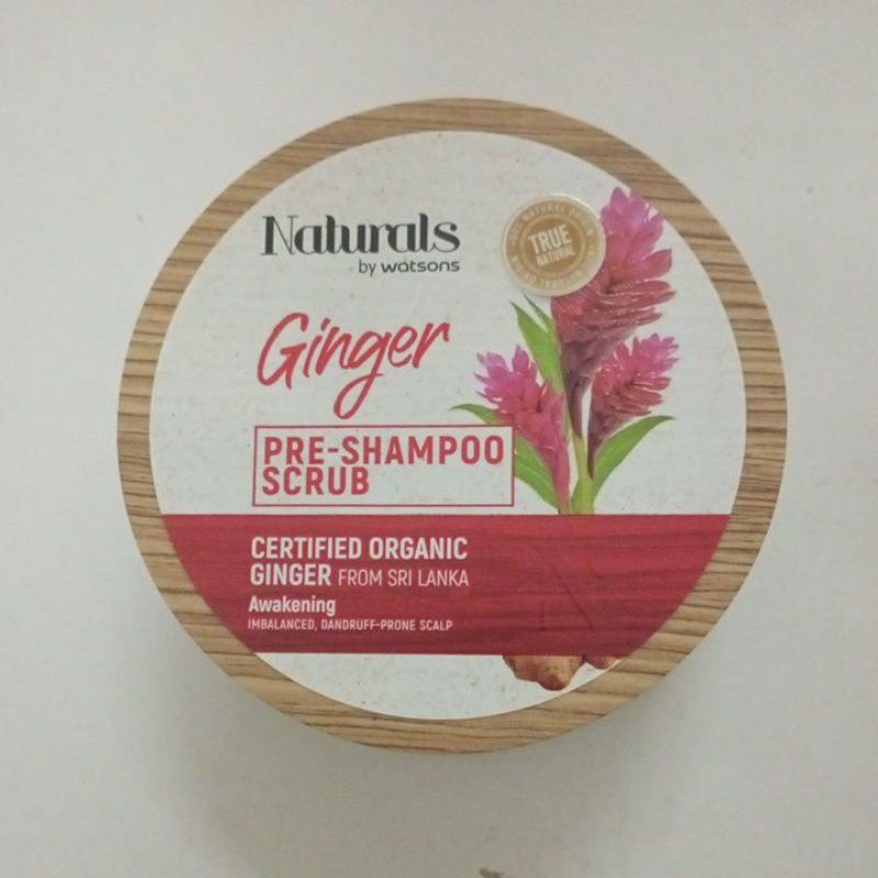Naturals by watsons Ginger Pre-shampoo Scrub 150g | Shopee Malaysia