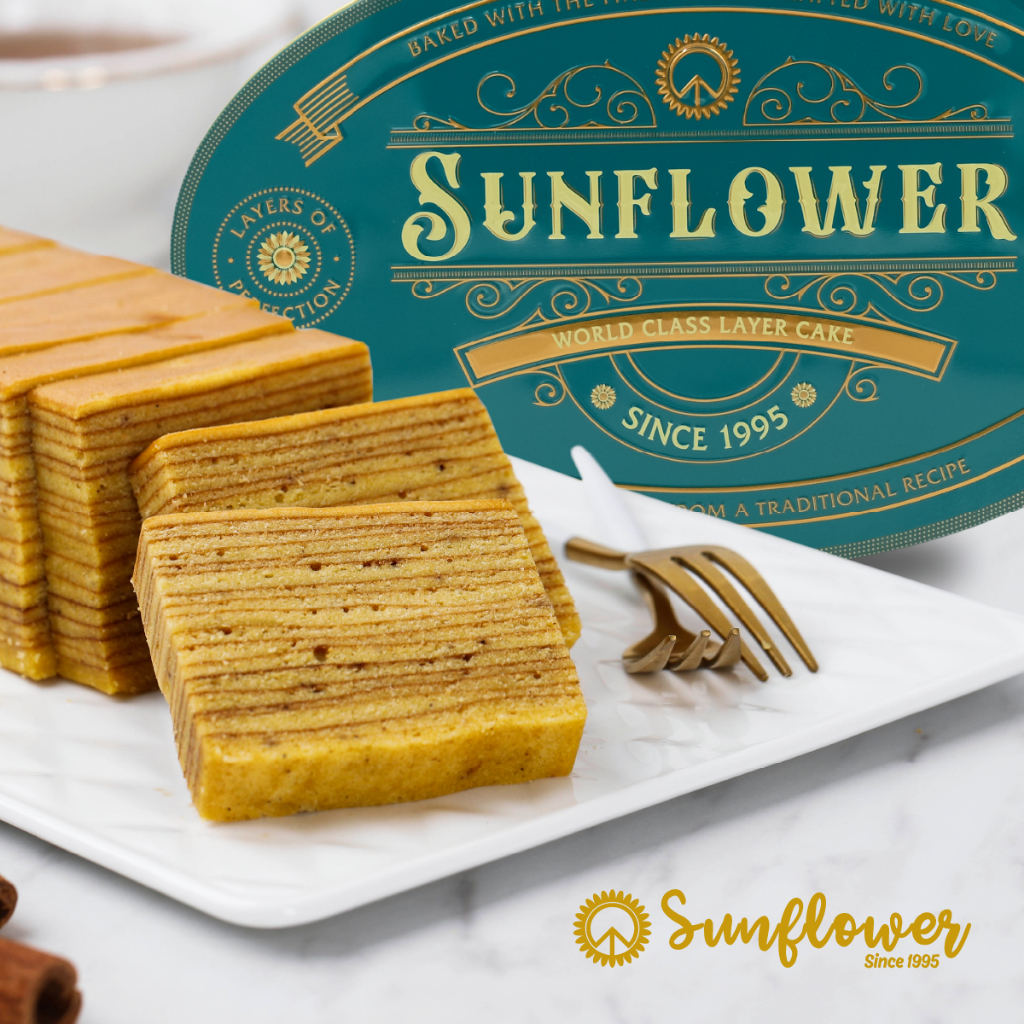 GPR Sunflower Kek Lapis dibuat eksklusif dengan 100% Mentega Tulen ...