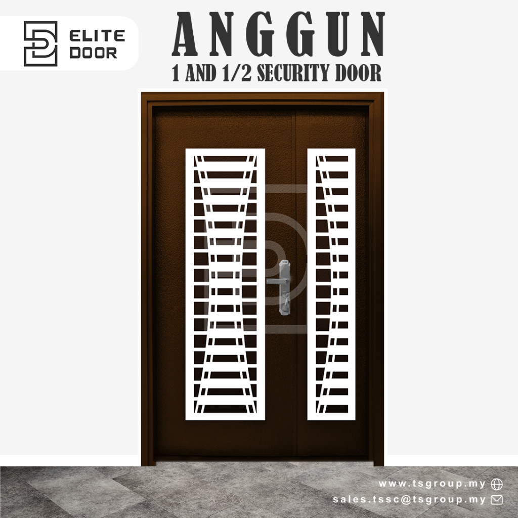 ELITEDOOR Lowest Price Anggun Security Door (Son & Mother) With 10 Locks | Shopee Malaysia