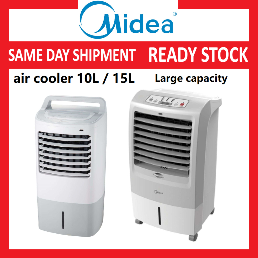 Midea 15L 10L Air Cooler-MAC-120AR MAC-215F air cooler sejuk | Shopee ...