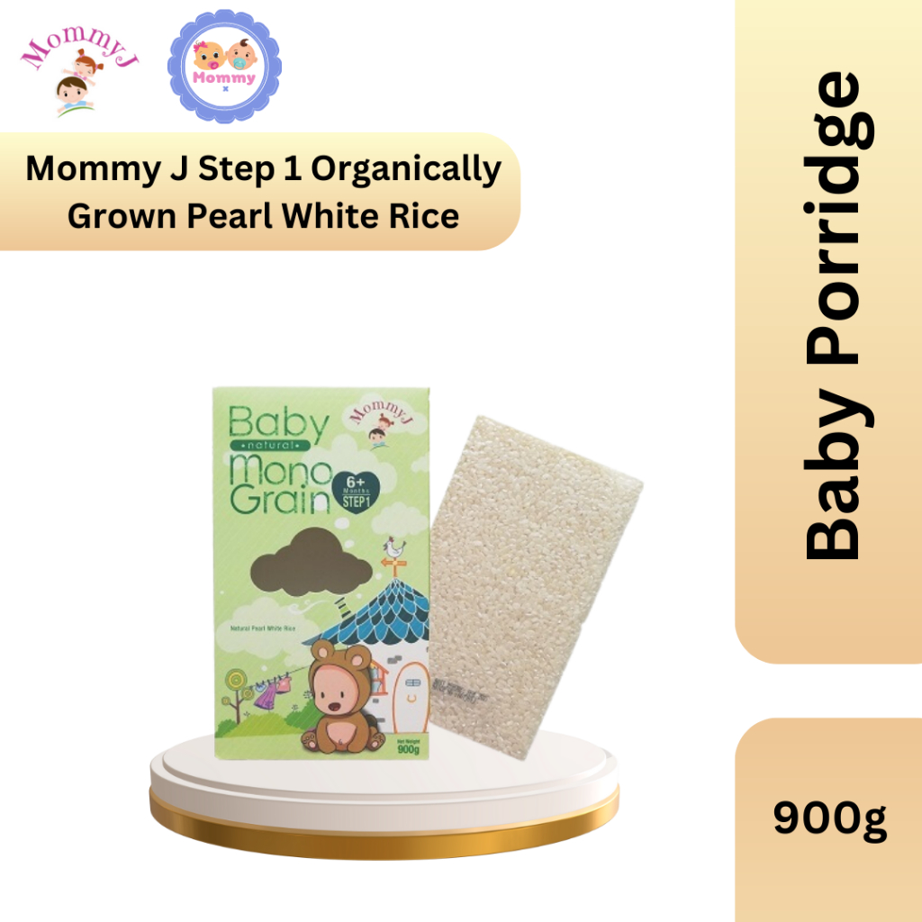 Mommy J Step 1 Organically Grown Pearl White Rice | Shopee Malaysia