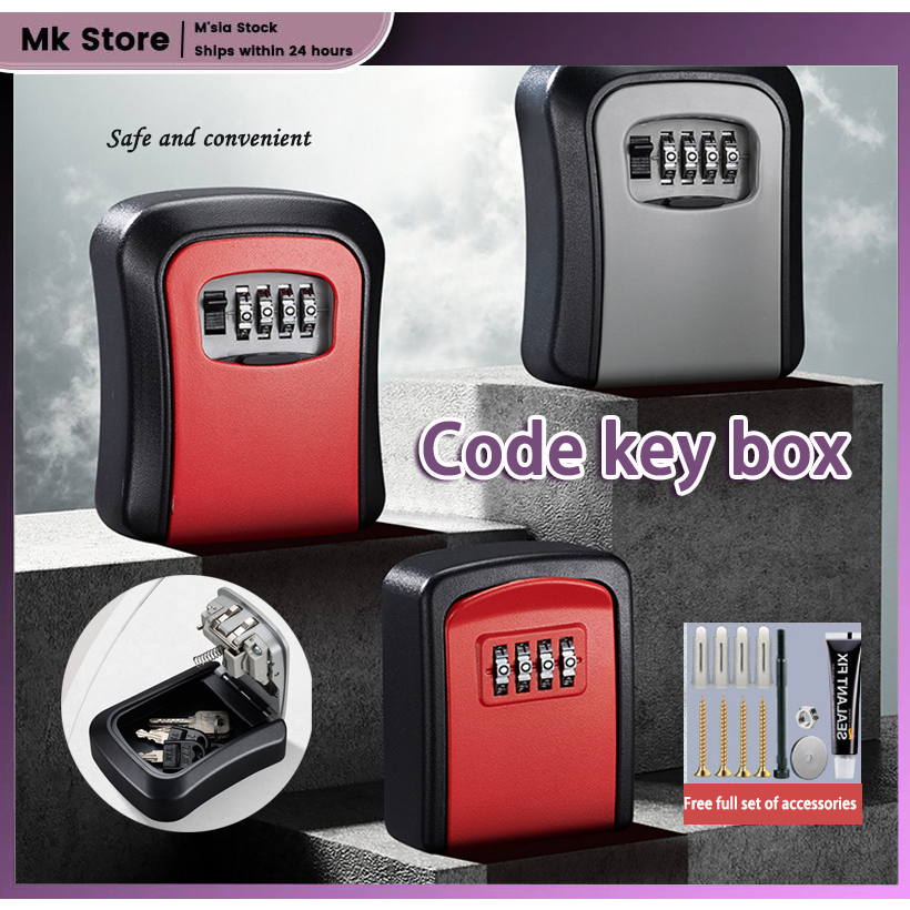 【M'sia Stock】 Decoration password key box site installation of ...