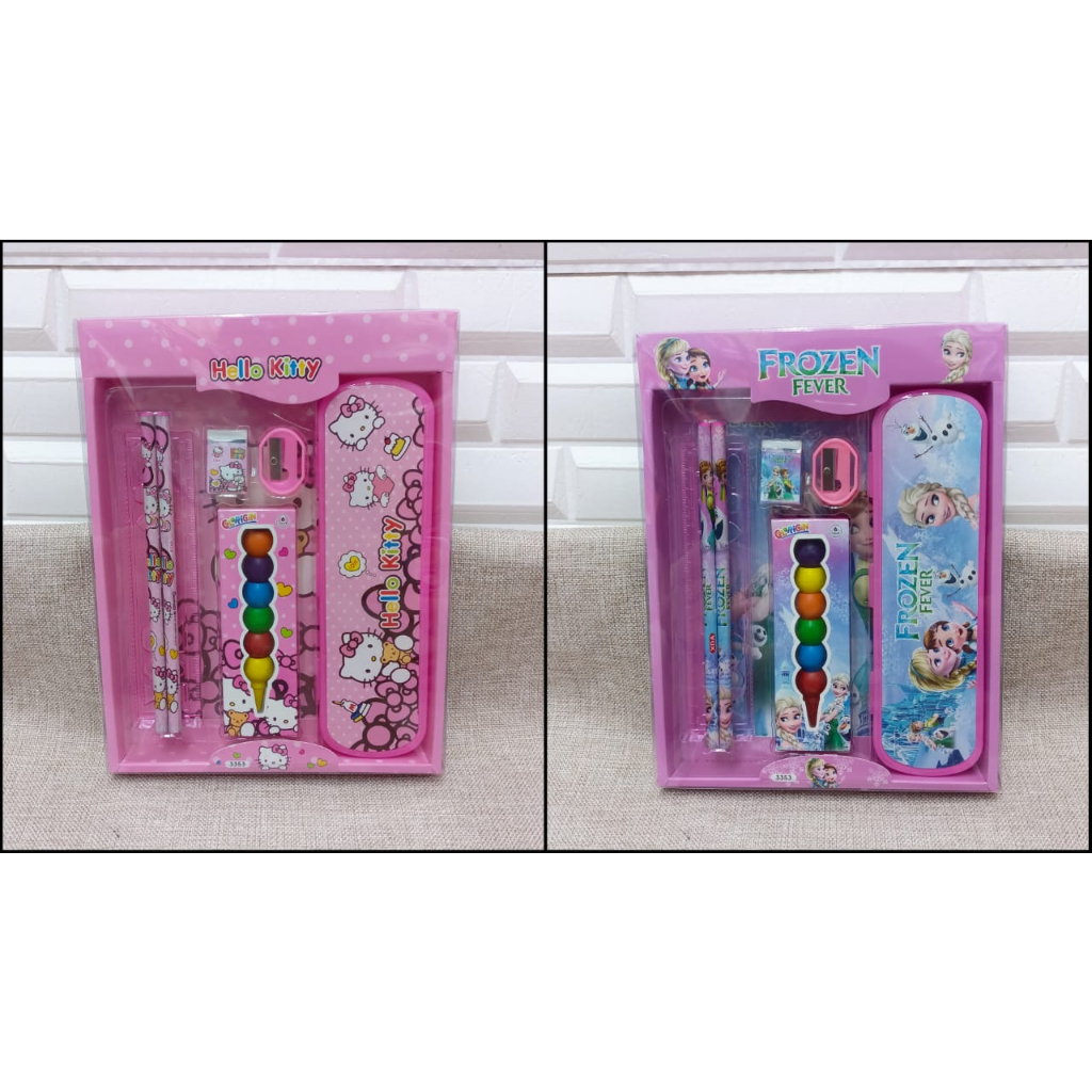 FROZEN MY MELODY Cartoon Stationary Set (6in1) / (5in1) Set Pensel ...