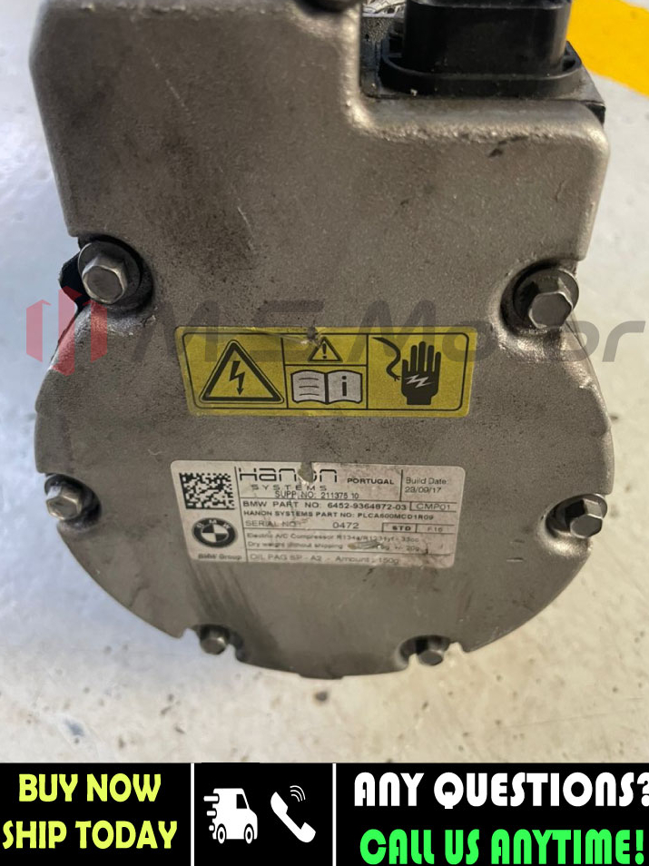 BMW F30/F15 330e x5 eDrive Hybrid Air Conditioning Compressor Aircond ...
