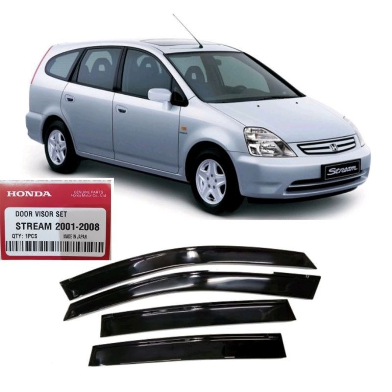 ORIGINAL Honda Stream 2001-2008 door visor | Shopee Malaysia