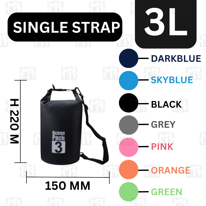 MR Dry Bag Storage Bag Waterproof Outdoor Thick Waterproof Bag Swimming Ocean Diving Bag (3L/5L ...