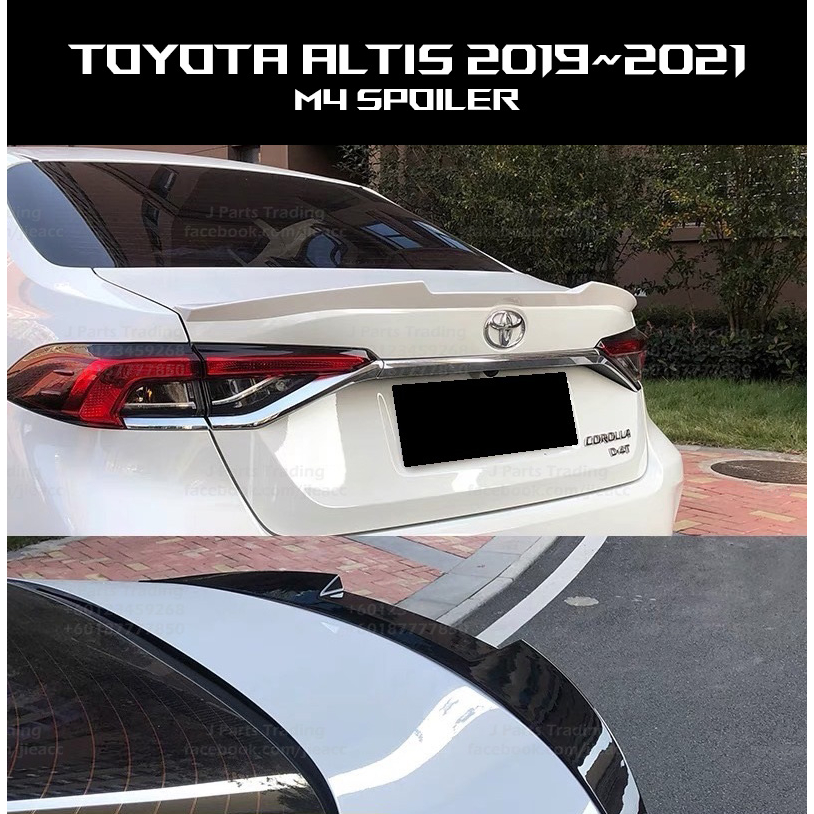 Toyota Corolla Altis M4 OEM Spoiler 2019~2023 Gen12 Bonnet Spoiler Rear ...