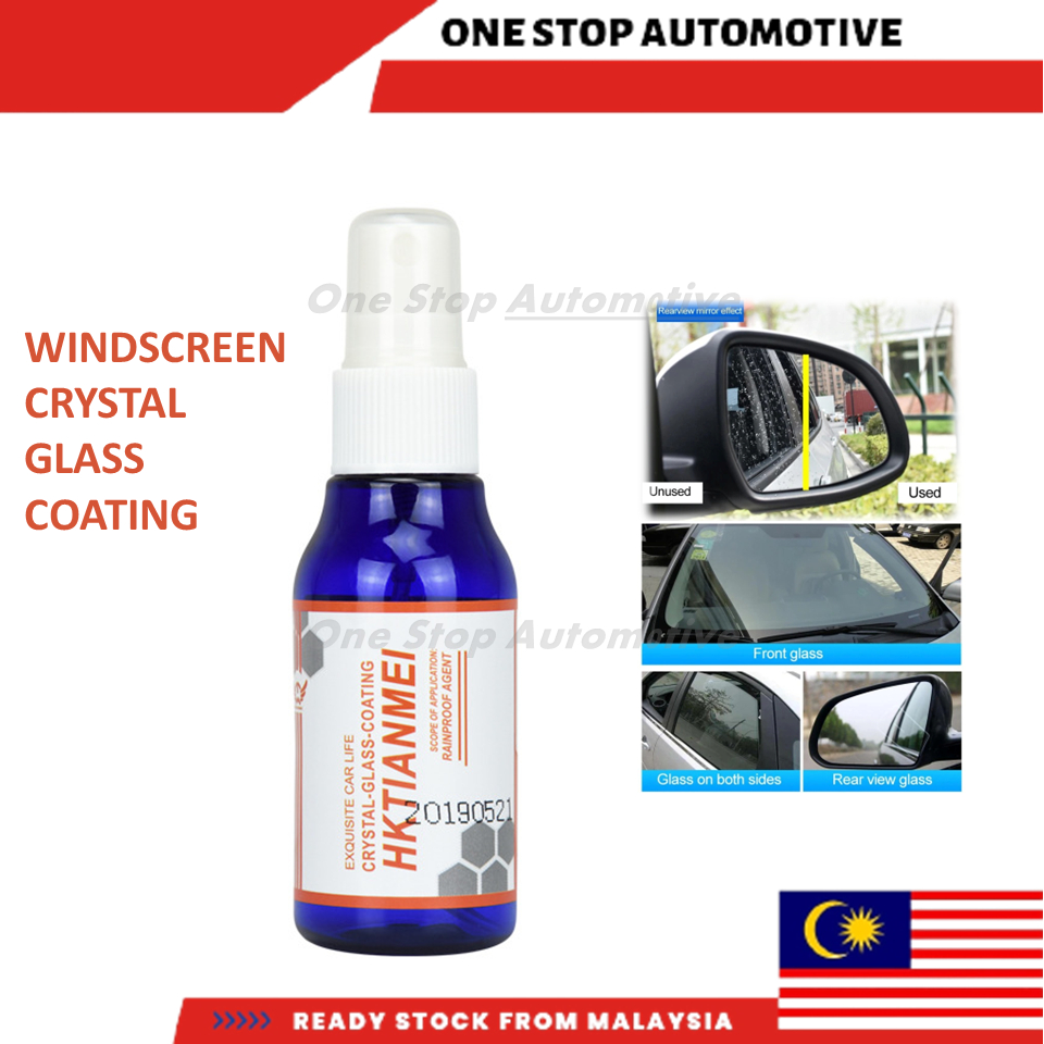 NANO WINDSCREEN COATING RAIN REPELLENT Glass Waterproof Crystal Coating Cermin Kereta Kalis Air ...