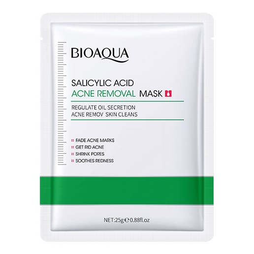 BIOAQUA Salicylic Acid Acne Removal Facial Mask Hydrating Nourishing ...