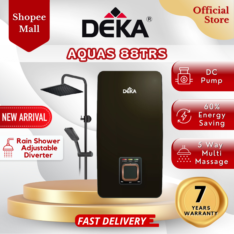 DEKA Aquas 88TRS DC Booster Inverter Pump Instant Heat Water Heater ...