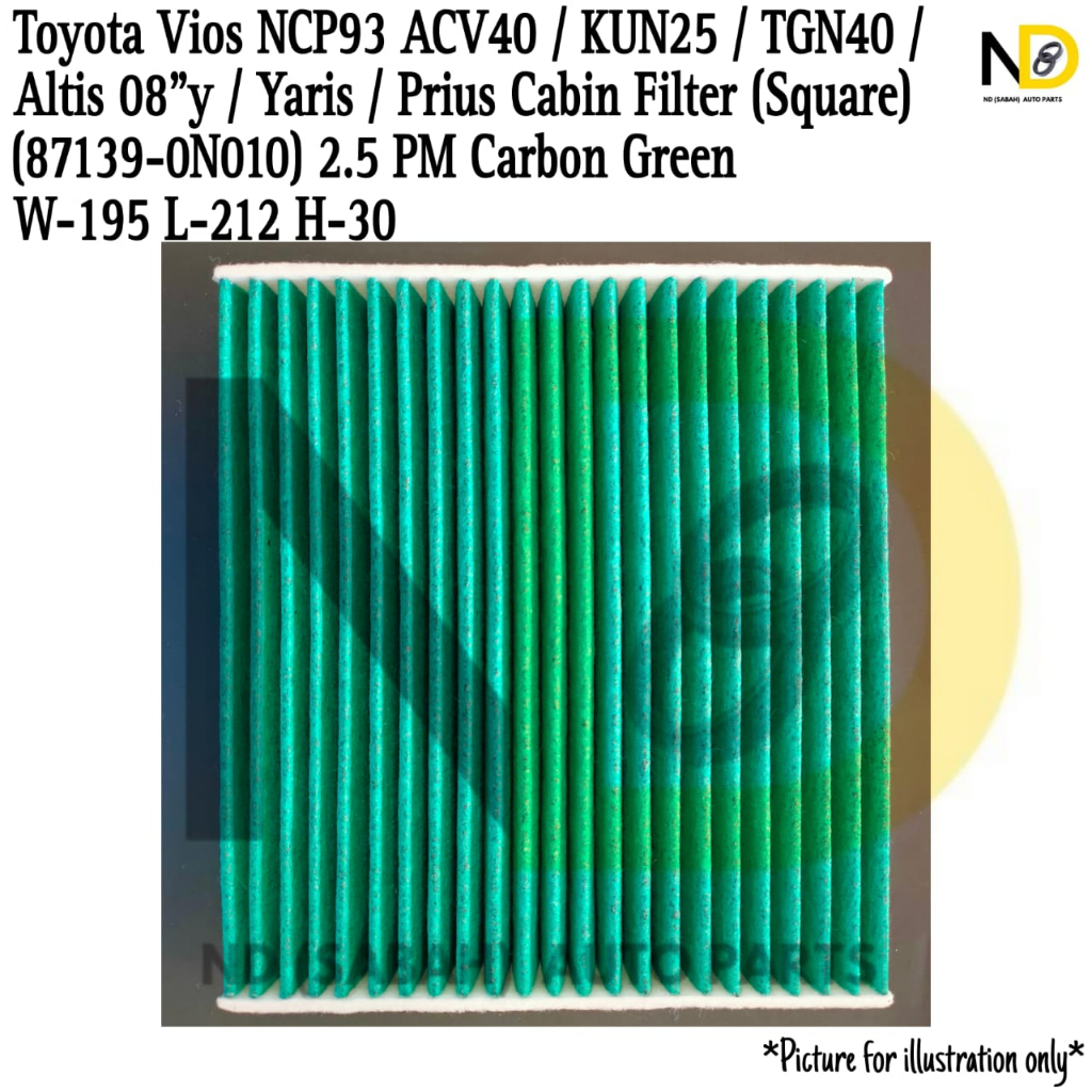 TOYOTA VIOS NCP93 ACV40/KUN25/TGN40/ALTIS 2008''/YARIS/PRIUS CABIN ...